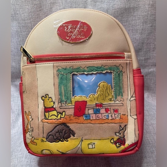 Bags | Disney Winnie The Pooh Christopher Robins Room Mini Backpack ...